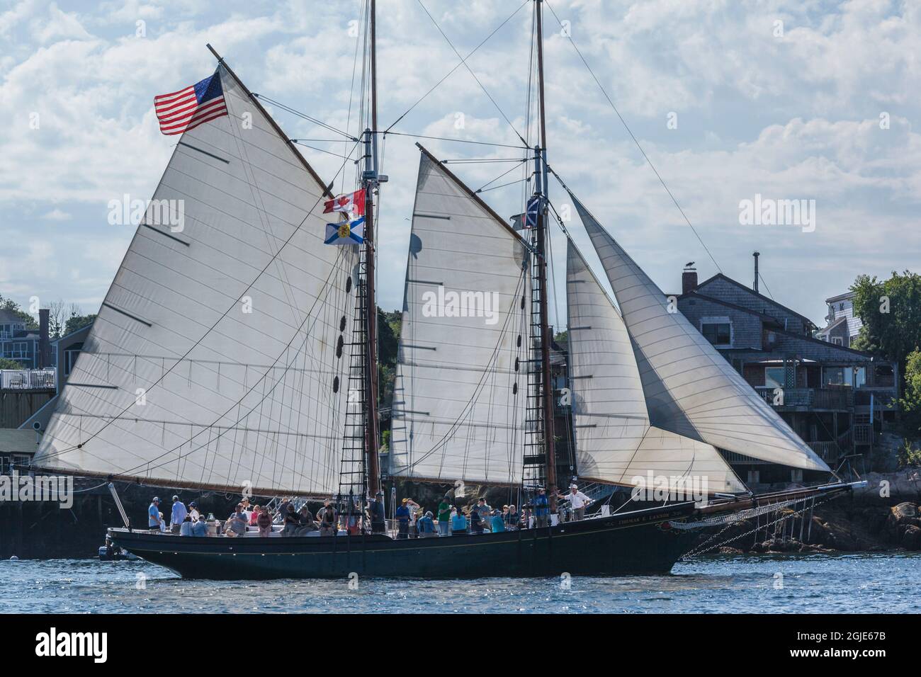 USA, Massachusetts, Cape Ann, Gloucester. Gloucester Schooner Festival ...