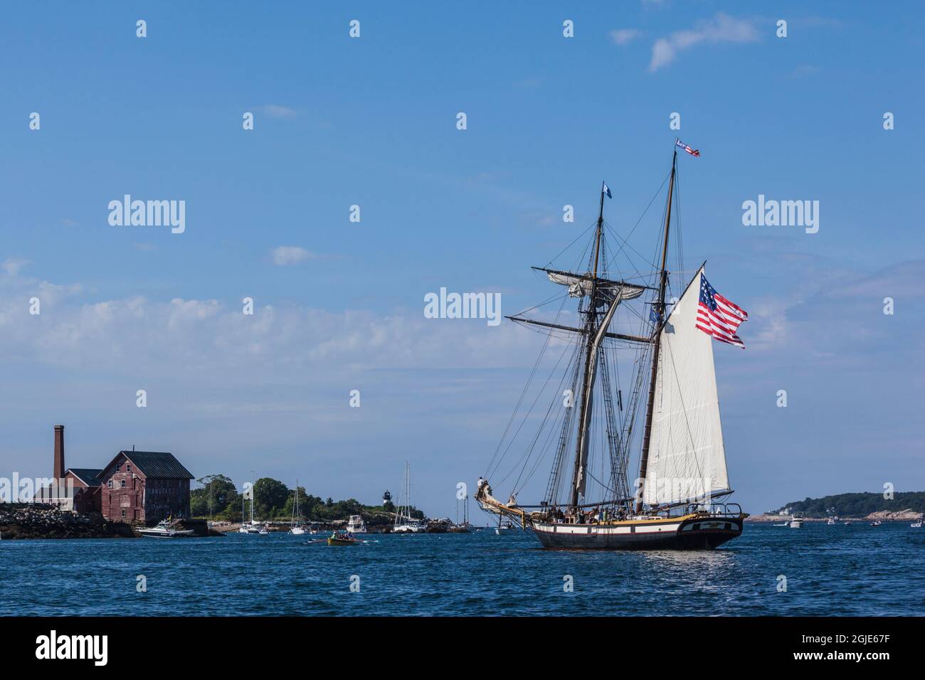 USA, Massachusetts, Cape Ann, Gloucester. Gloucester Schooner Festival ...