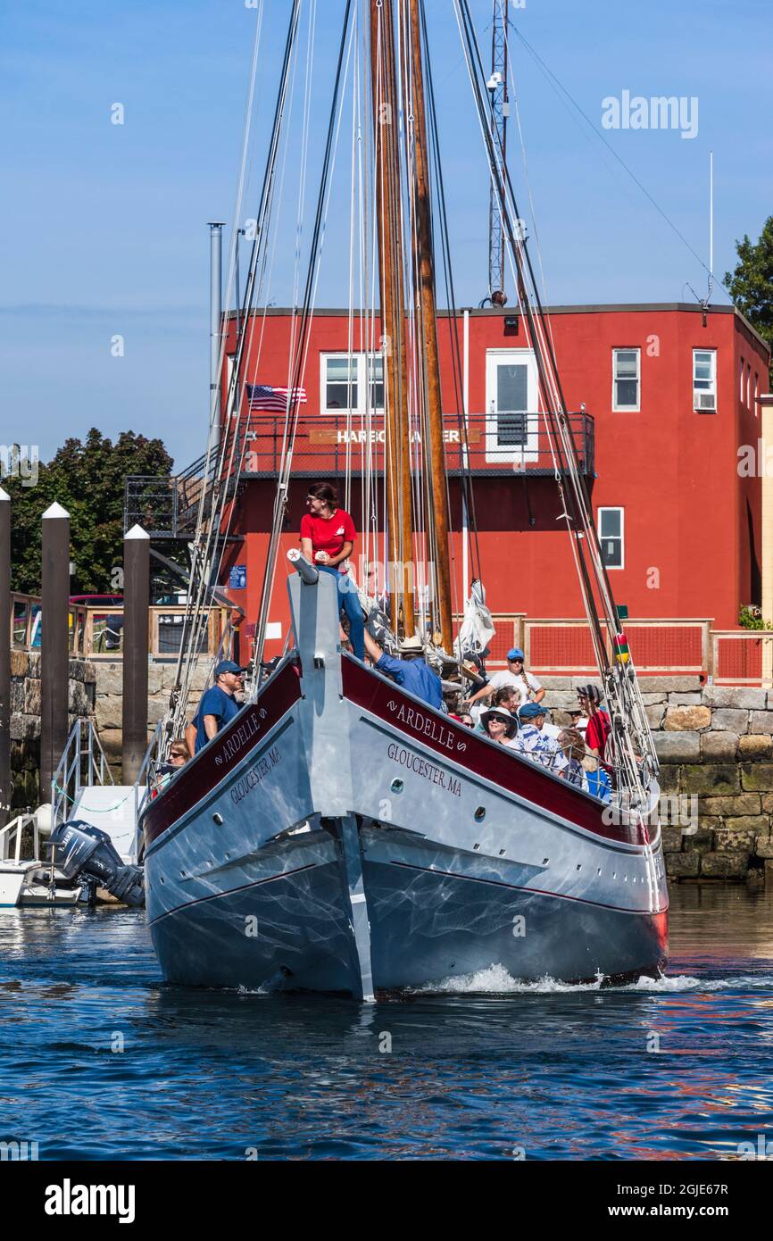 USA, Massachusetts, Cape Ann, Gloucester. Gloucester Schooner Festival ...