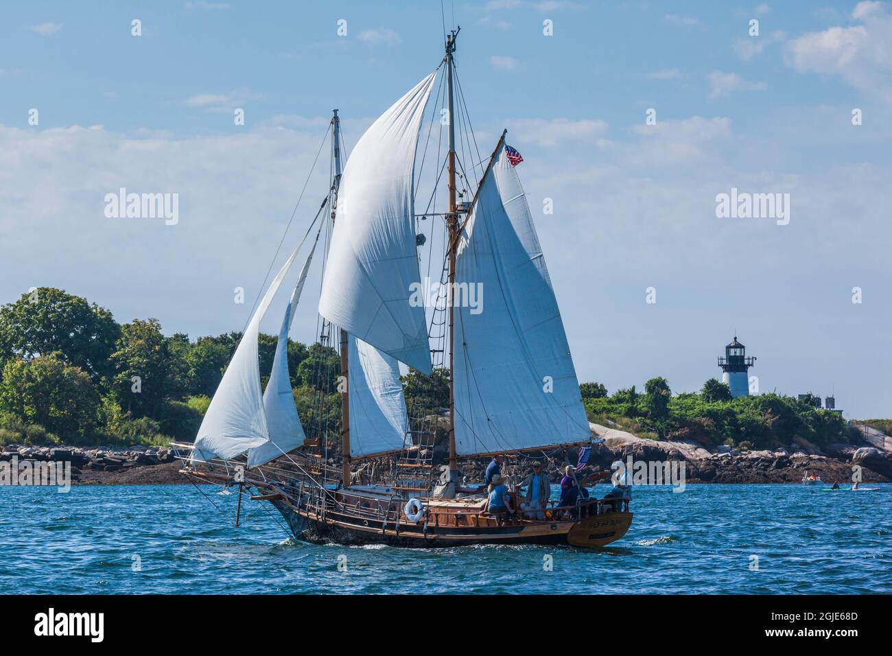 USA, Massachusetts, Cape Ann, Gloucester. Gloucester Schooner Festival ...