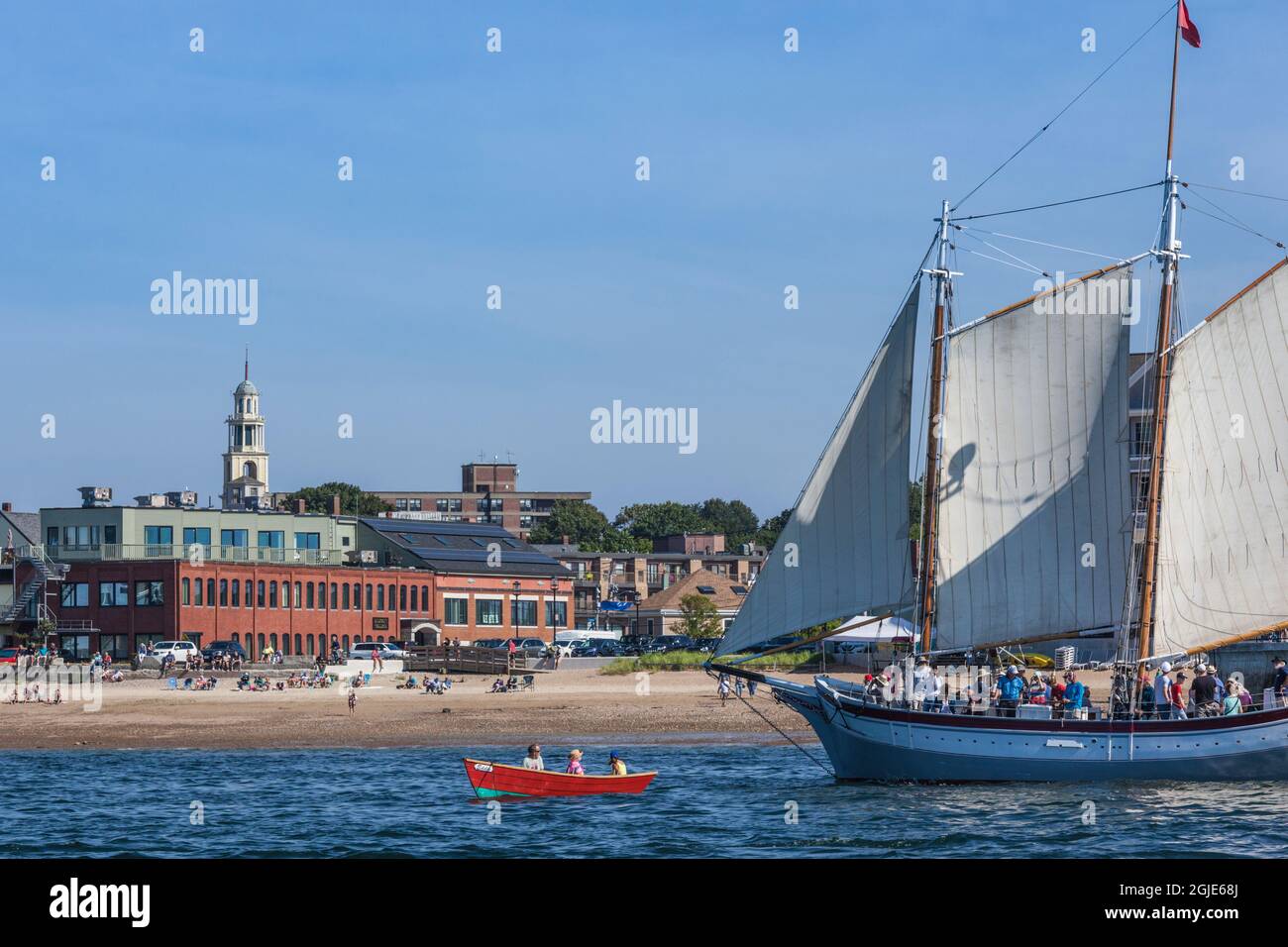 USA, Massachusetts, Cape Ann, Gloucester. Gloucester Schooner Festival ...