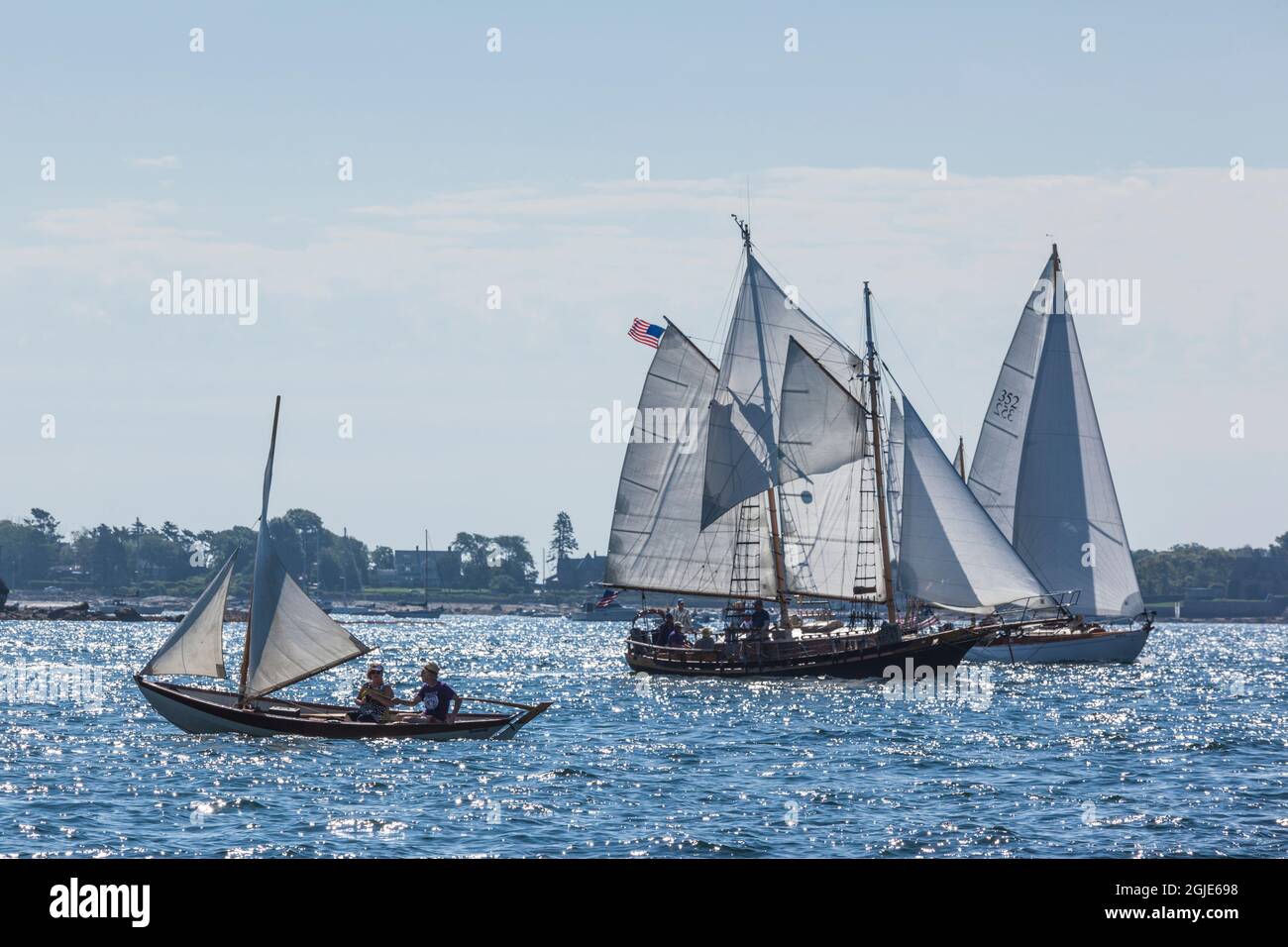 USA, Massachusetts, Cape Ann, Gloucester. Gloucester Schooner Festival ...