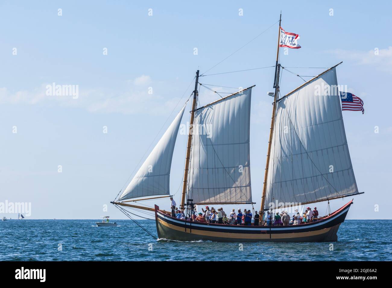 USA, Massachusetts, Cape Ann, Gloucester. Gloucester Schooner Festival ...