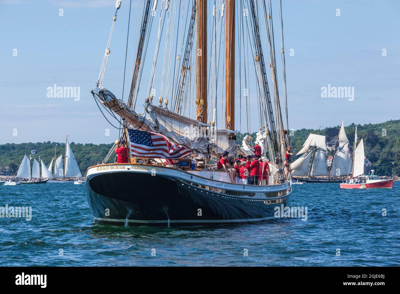 USA, Massachusetts, Cape Ann, Gloucester. Gloucester Schooner Festival ...