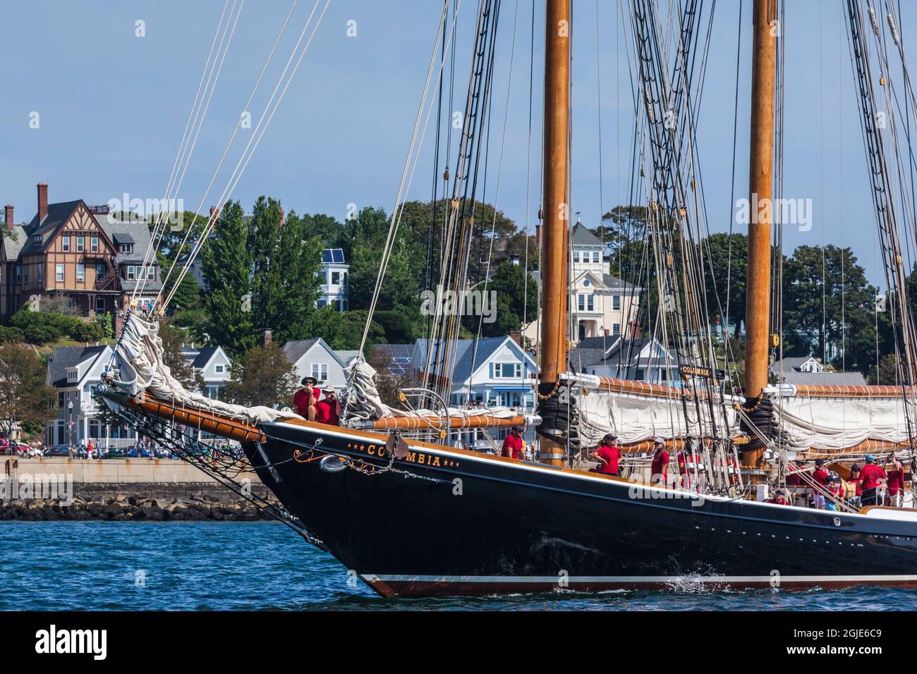 USA, Massachusetts, Cape Ann, Gloucester. Gloucester Schooner Festival ...