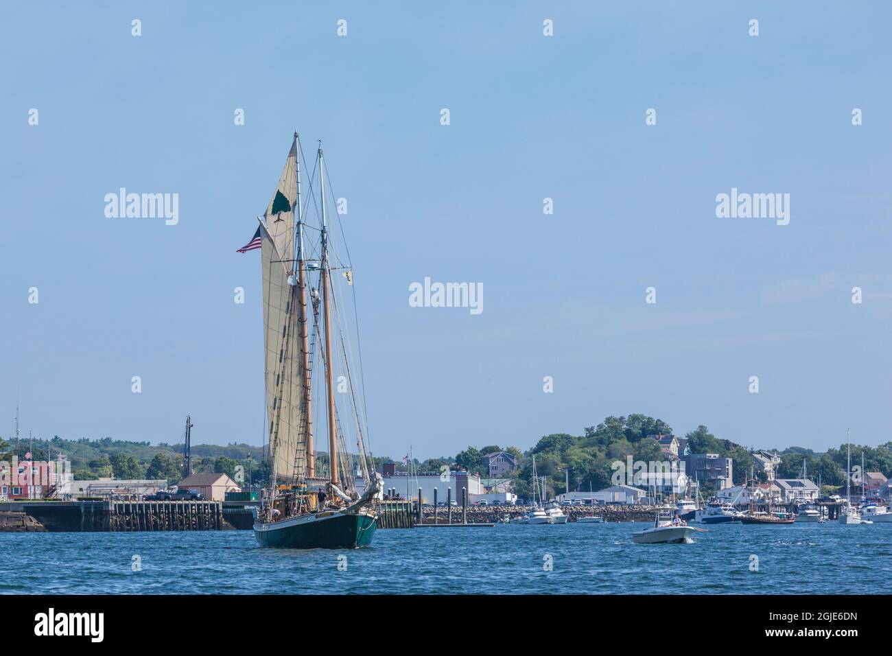 USA, Massachusetts, Cape Ann, Gloucester. Gloucester Schooner Festival ...