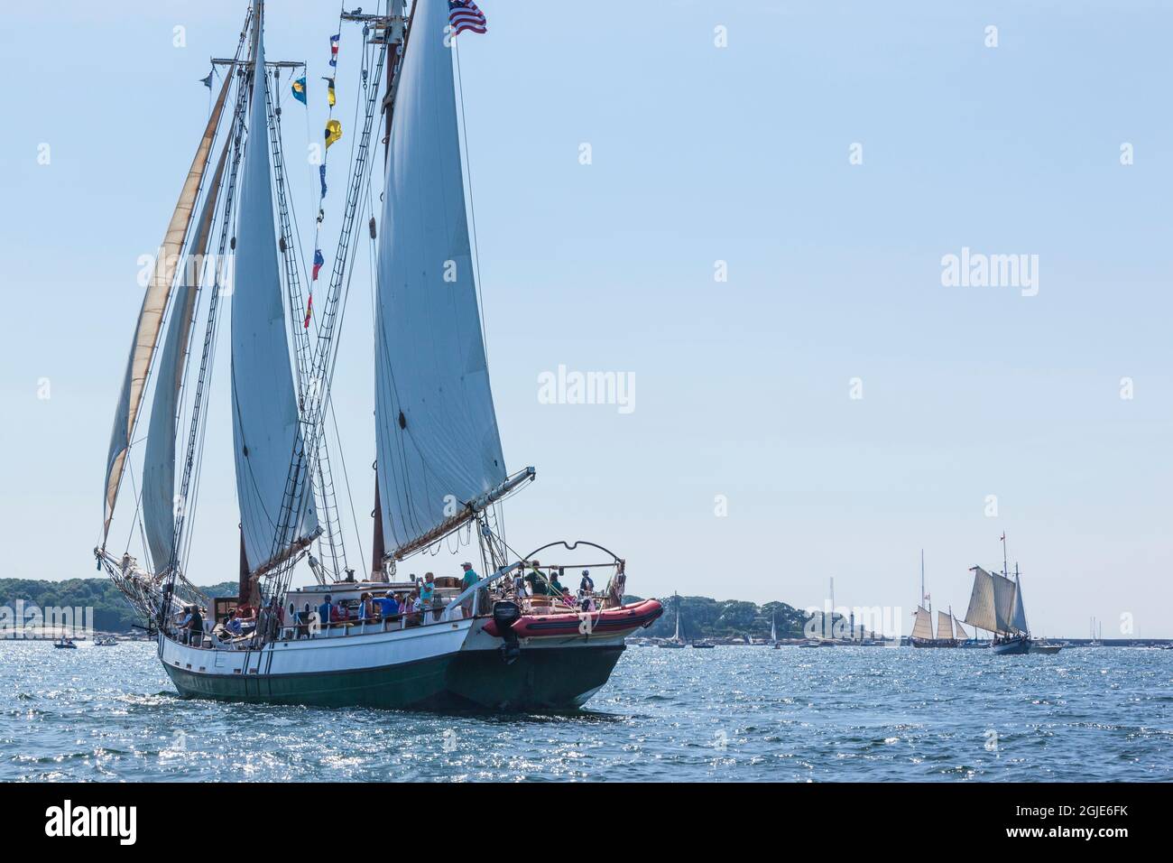 USA, Massachusetts, Cape Ann, Gloucester. Gloucester Schooner Festival ...