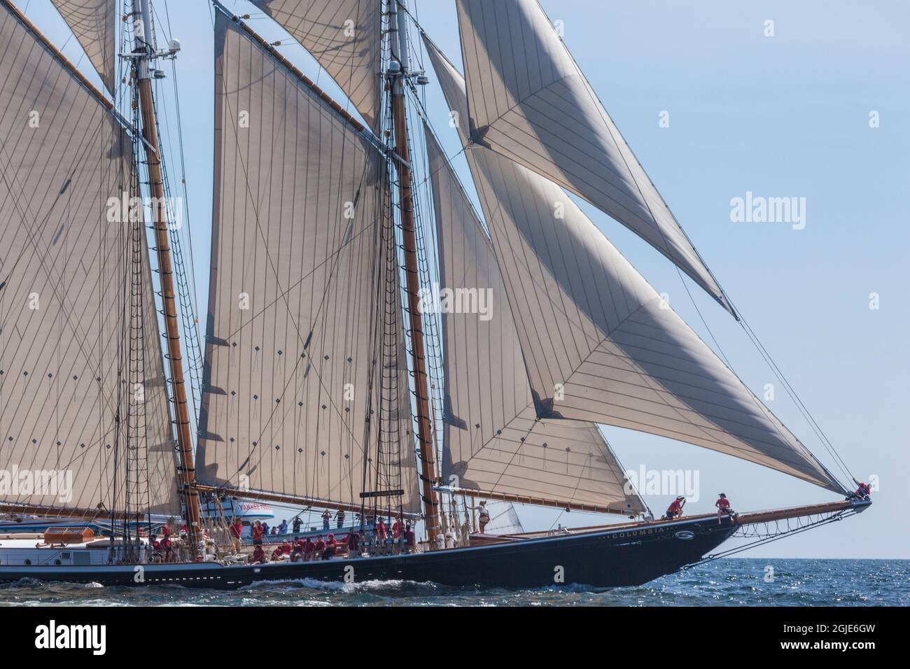 USA, Massachusetts, Cape Ann, Gloucester. Gloucester Schooner Festival ...