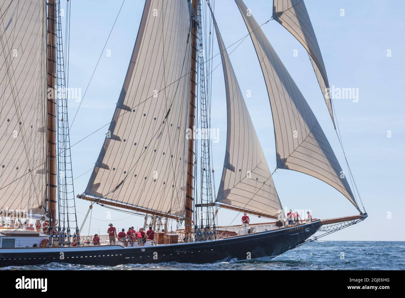 USA, Massachusetts, Cape Ann, Gloucester. Gloucester Schooner Festival ...