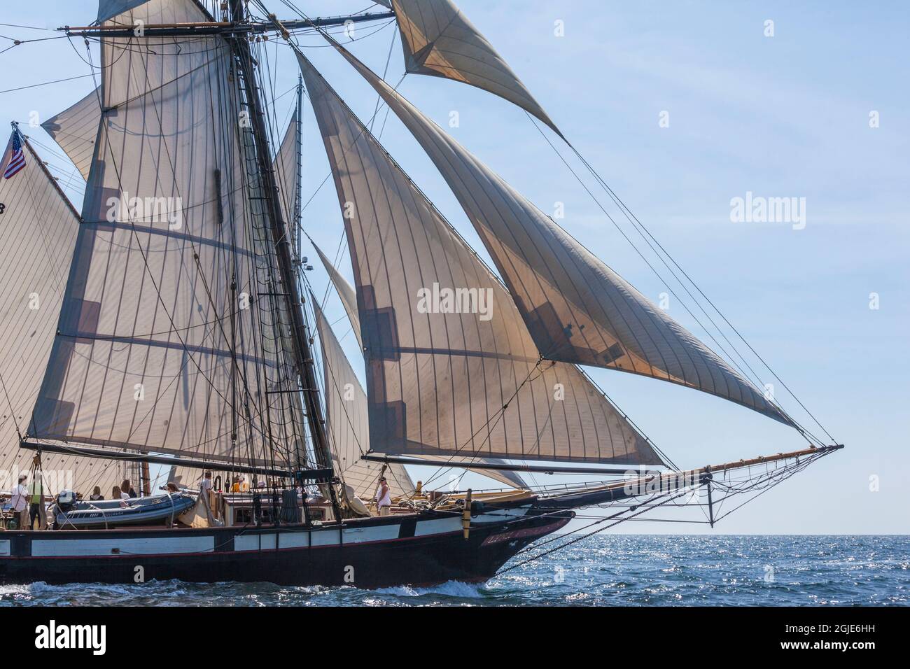 USA, Massachusetts, Cape Ann, Gloucester. Gloucester Schooner Festival ...