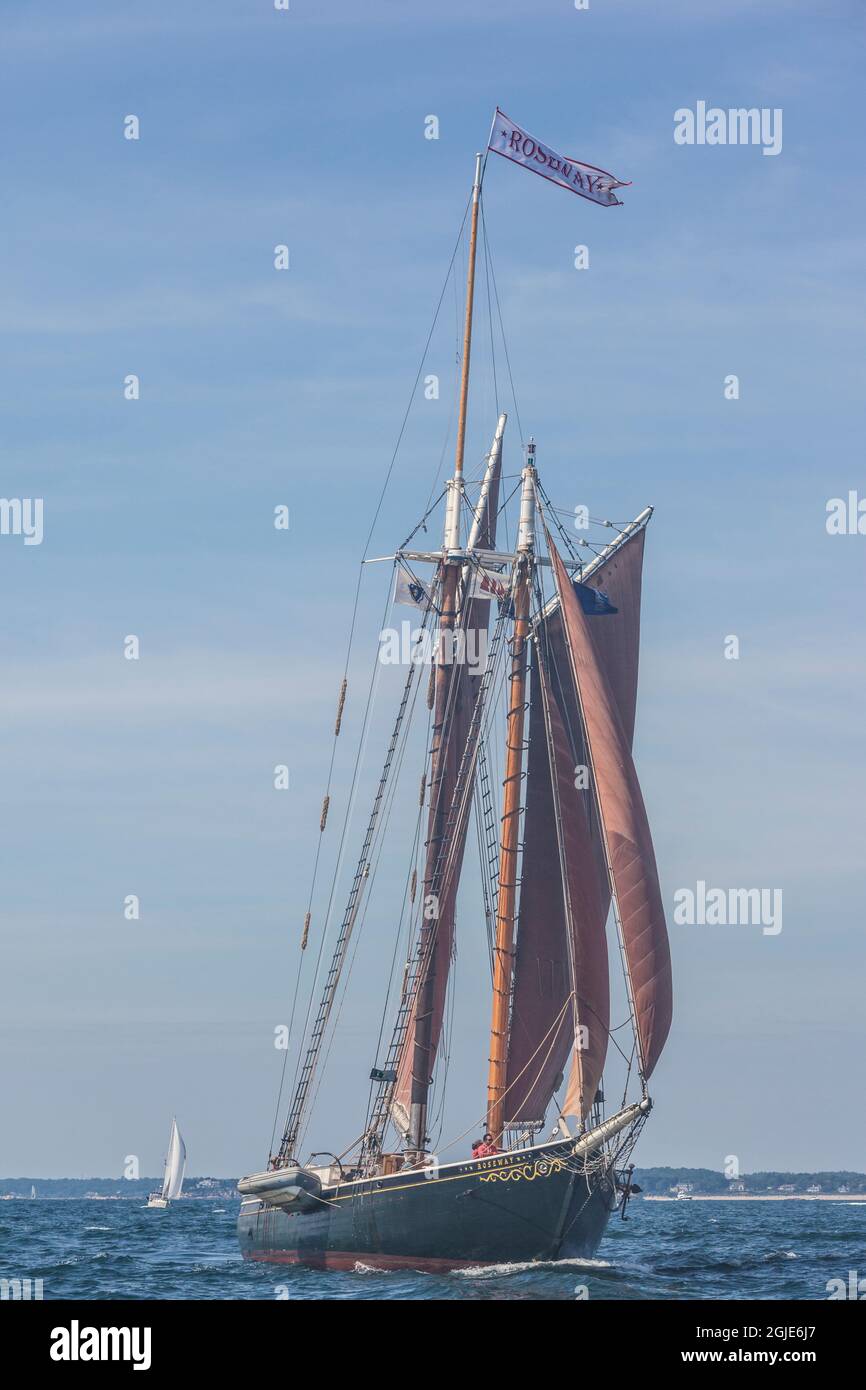 USA, Massachusetts, Cape Ann, Gloucester. Gloucester Schooner Festival ...