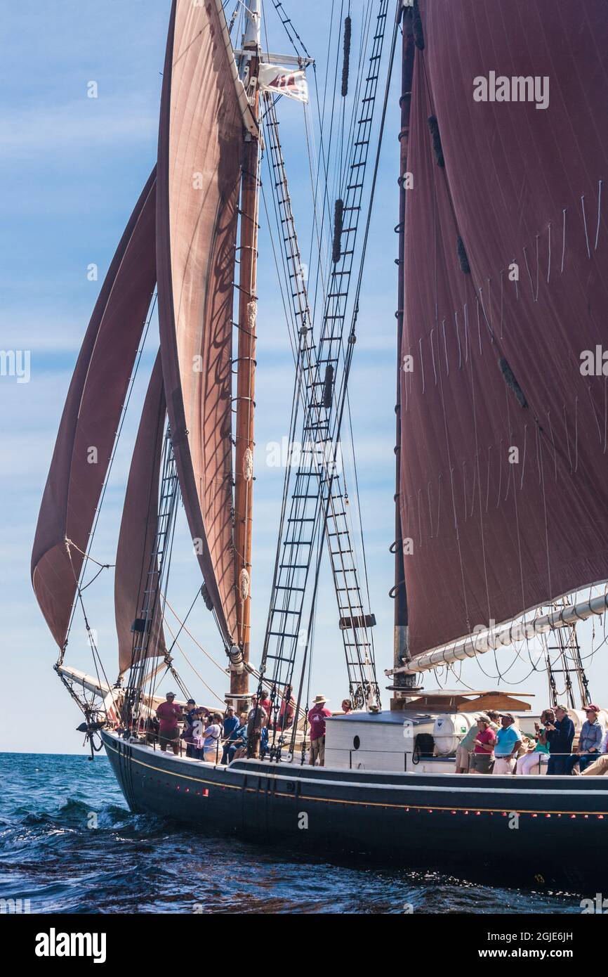 USA, Massachusetts, Cape Ann, Gloucester. Gloucester Schooner Festival ...
