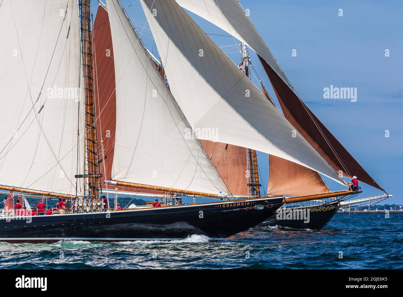 USA, Massachusetts, Cape Ann, Gloucester. Gloucester Schooner Festival ...