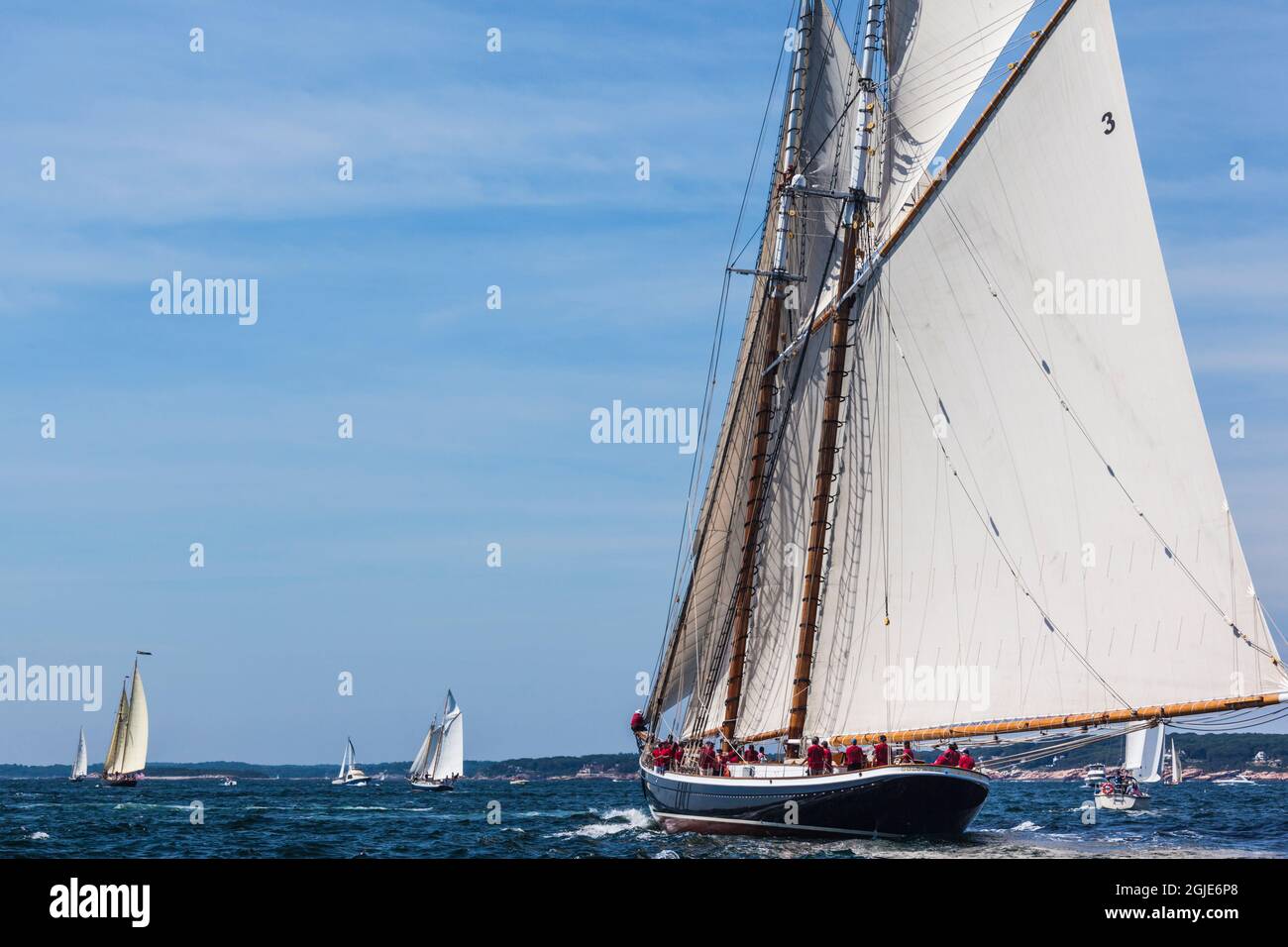 USA, Massachusetts, Cape Ann, Gloucester. Gloucester Schooner Festival ...