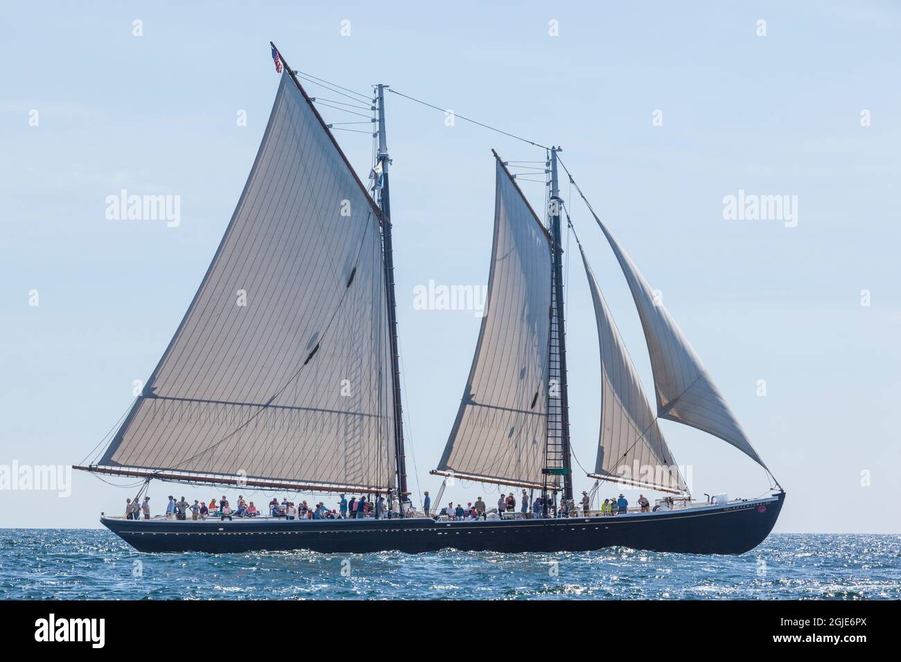 USA, Massachusetts, Cape Ann, Gloucester. Gloucester Schooner Festival ...