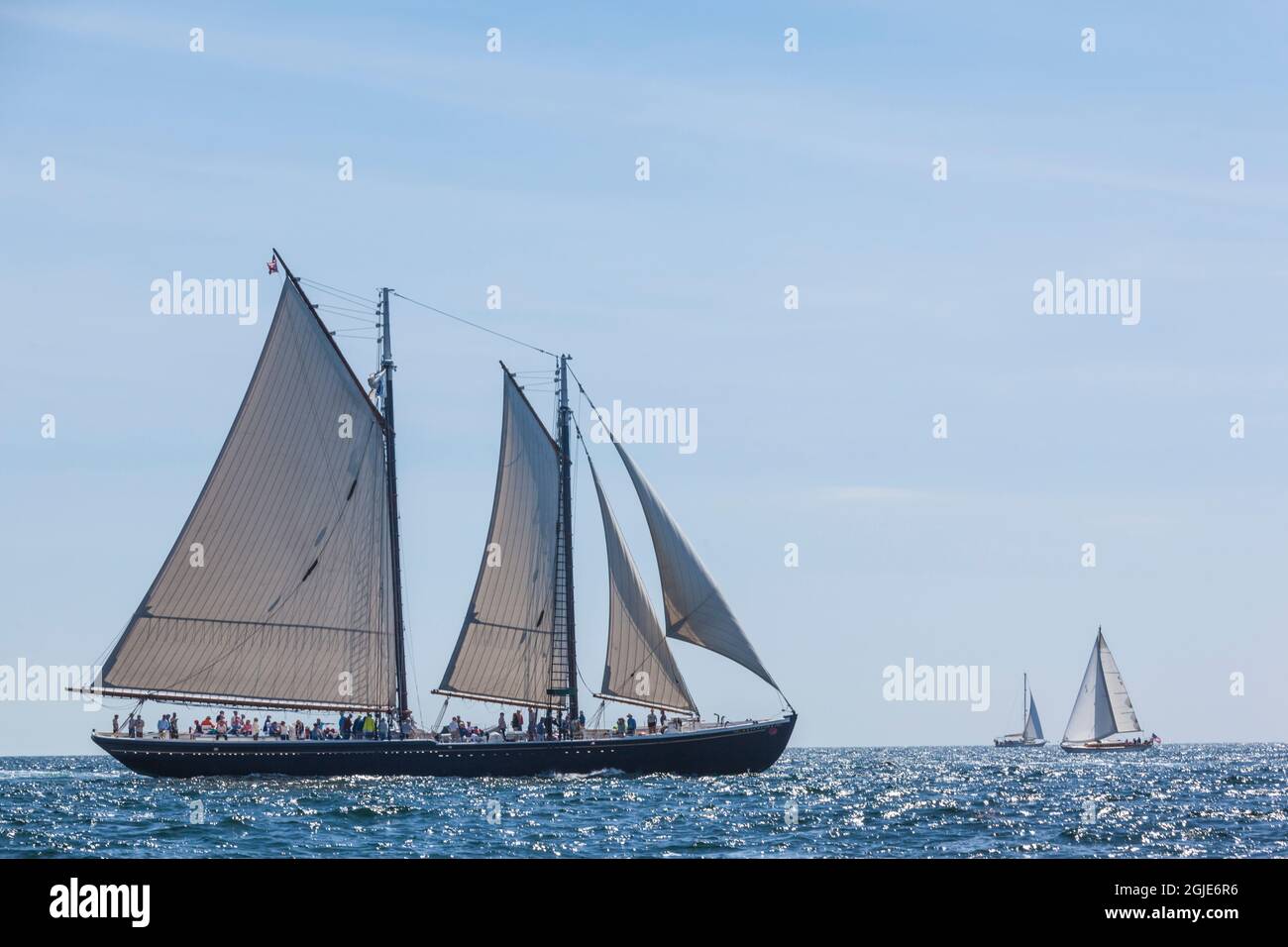 USA, Massachusetts, Cape Ann, Gloucester. Gloucester Schooner Festival ...