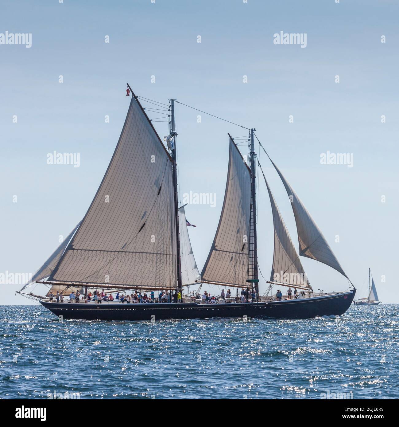 USA, Massachusetts, Cape Ann, Gloucester. Gloucester Schooner Festival ...