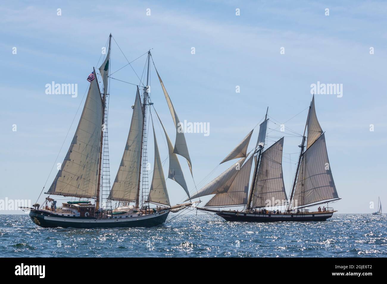 USA, Massachusetts, Cape Ann, Gloucester. Gloucester Schooner Festival ...