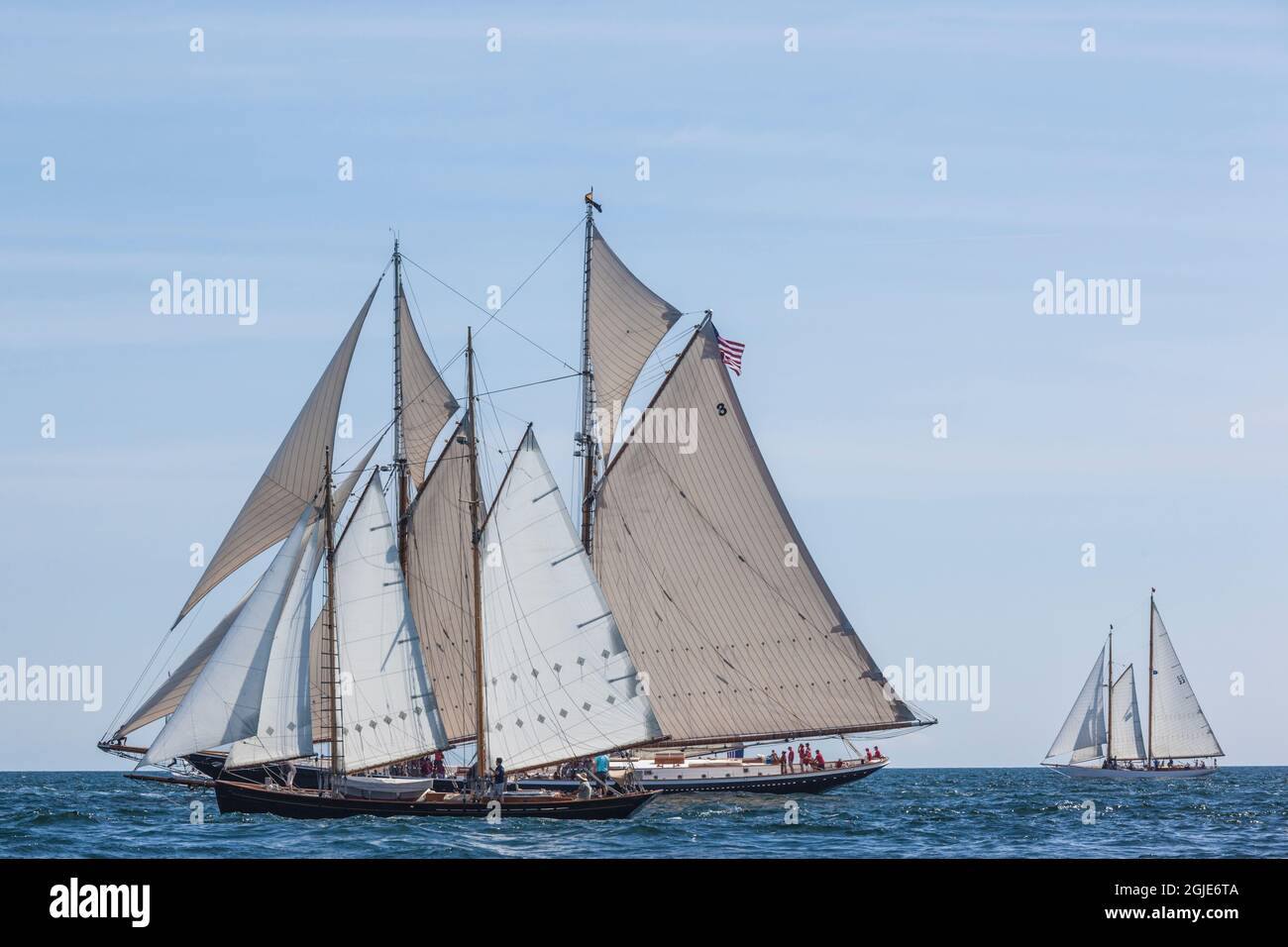 USA, Massachusetts, Cape Ann, Gloucester. Gloucester Schooner Festival ...