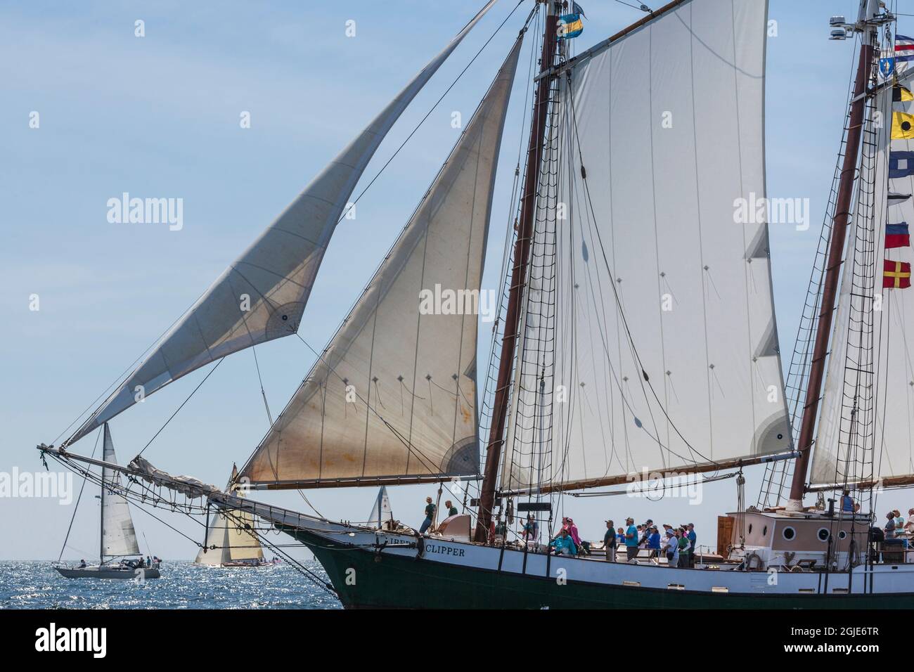 USA, Massachusetts, Cape Ann, Gloucester. Gloucester Schooner Festival ...