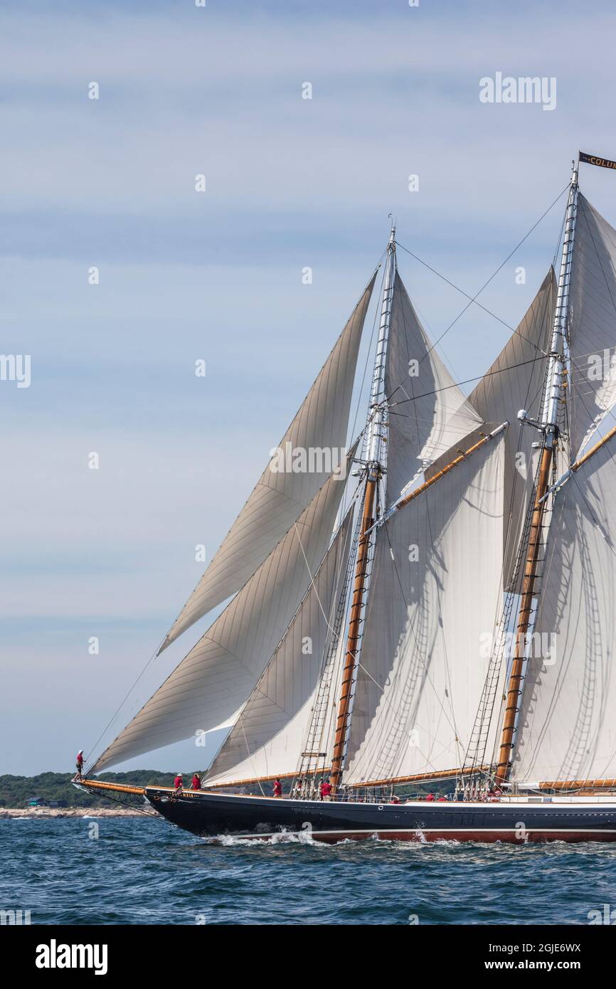 USA, Massachusetts, Cape Ann, Gloucester. Gloucester Schooner Festival ...