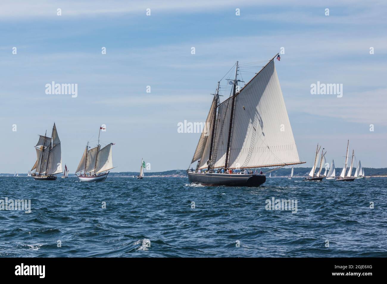 USA, Massachusetts, Cape Ann, Gloucester. Gloucester Schooner Festival ...