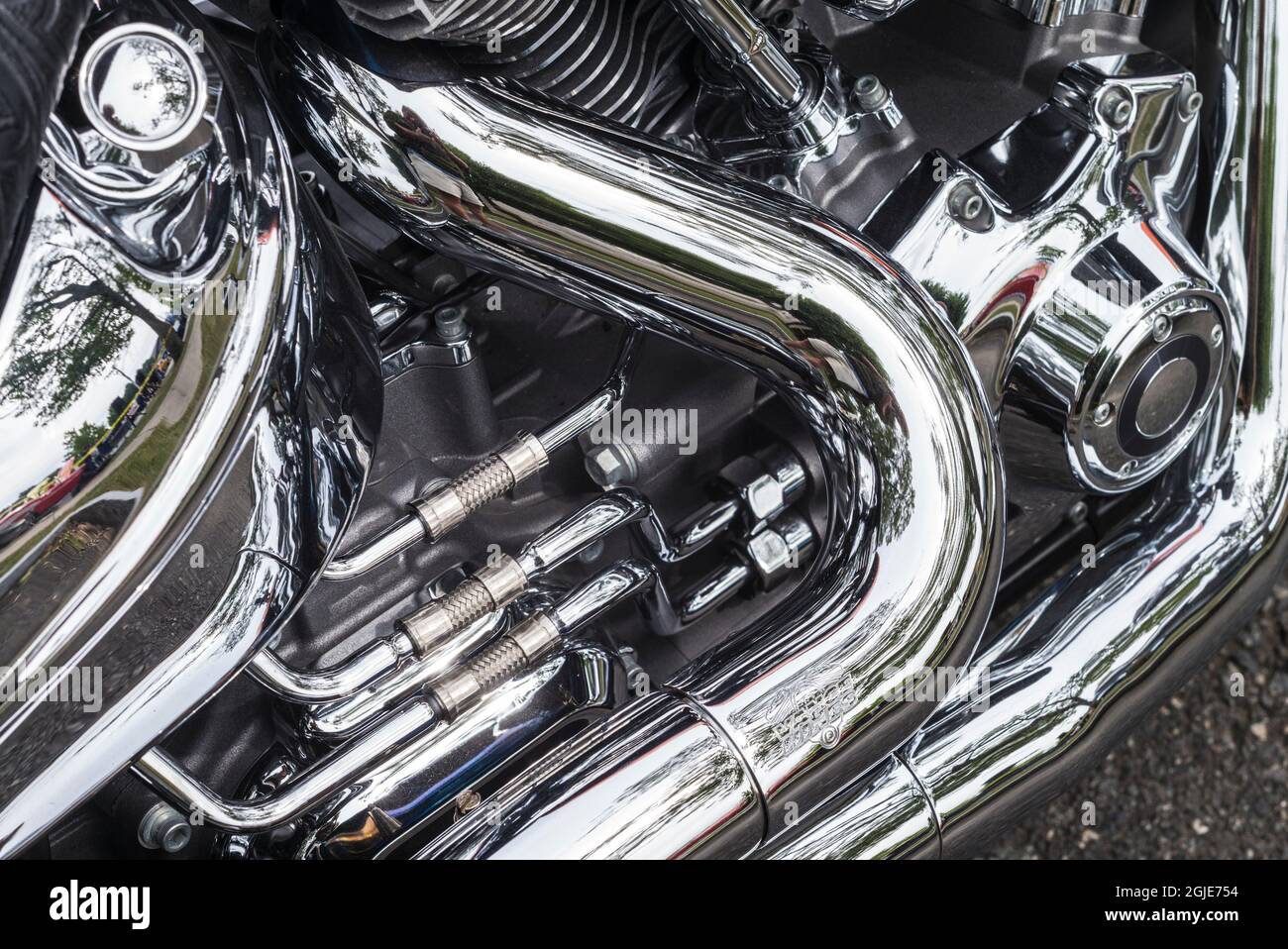 Motorcycle engine detail hi-res stock photography and images - Alamy