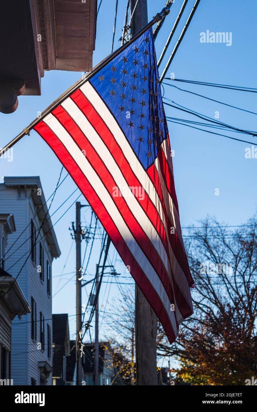 Salem flag hi-res stock photography and images - Alamy