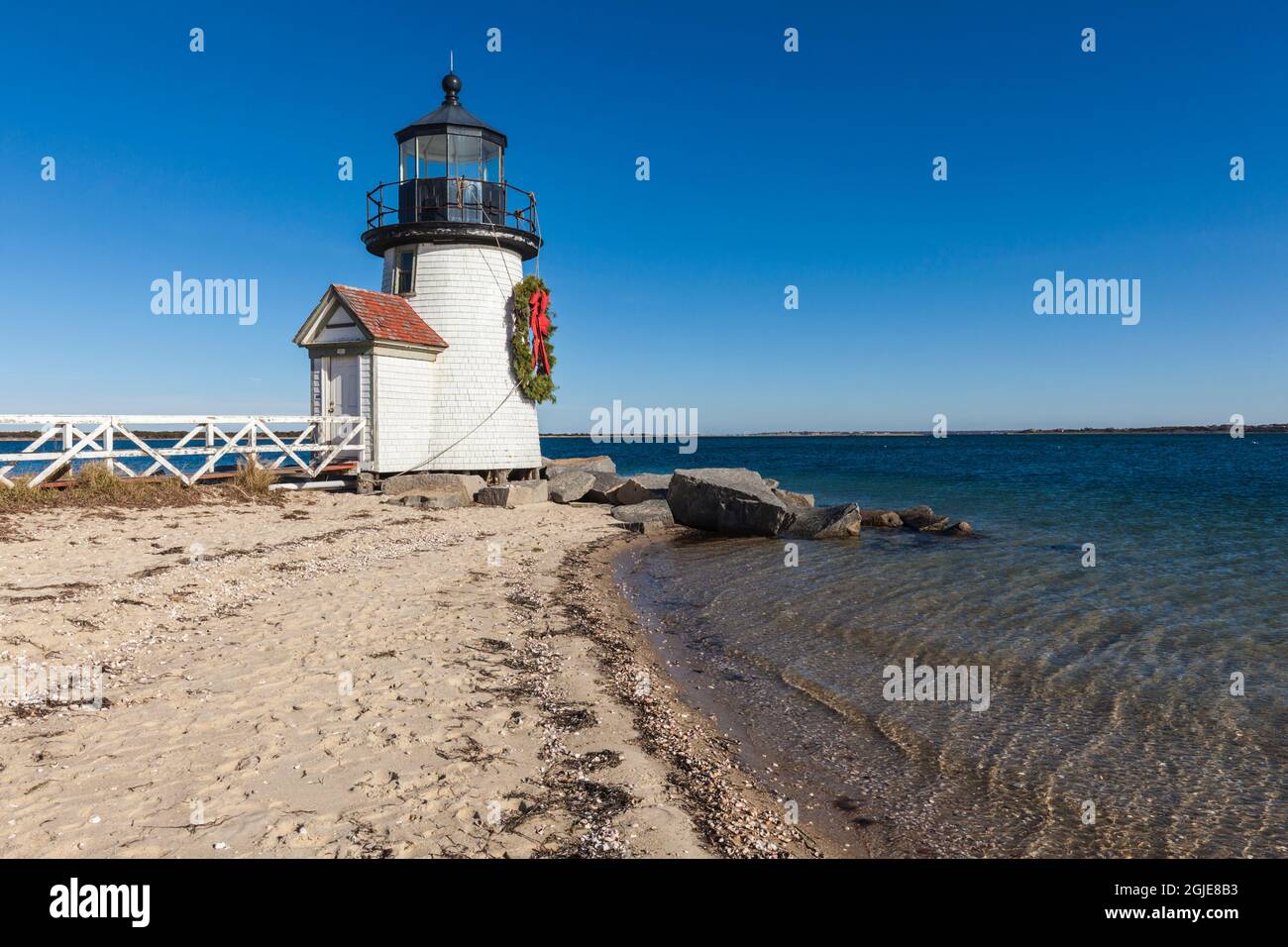 USA, Massachusetts, Nantucket Island. Nantucket Town, Brant Point ...