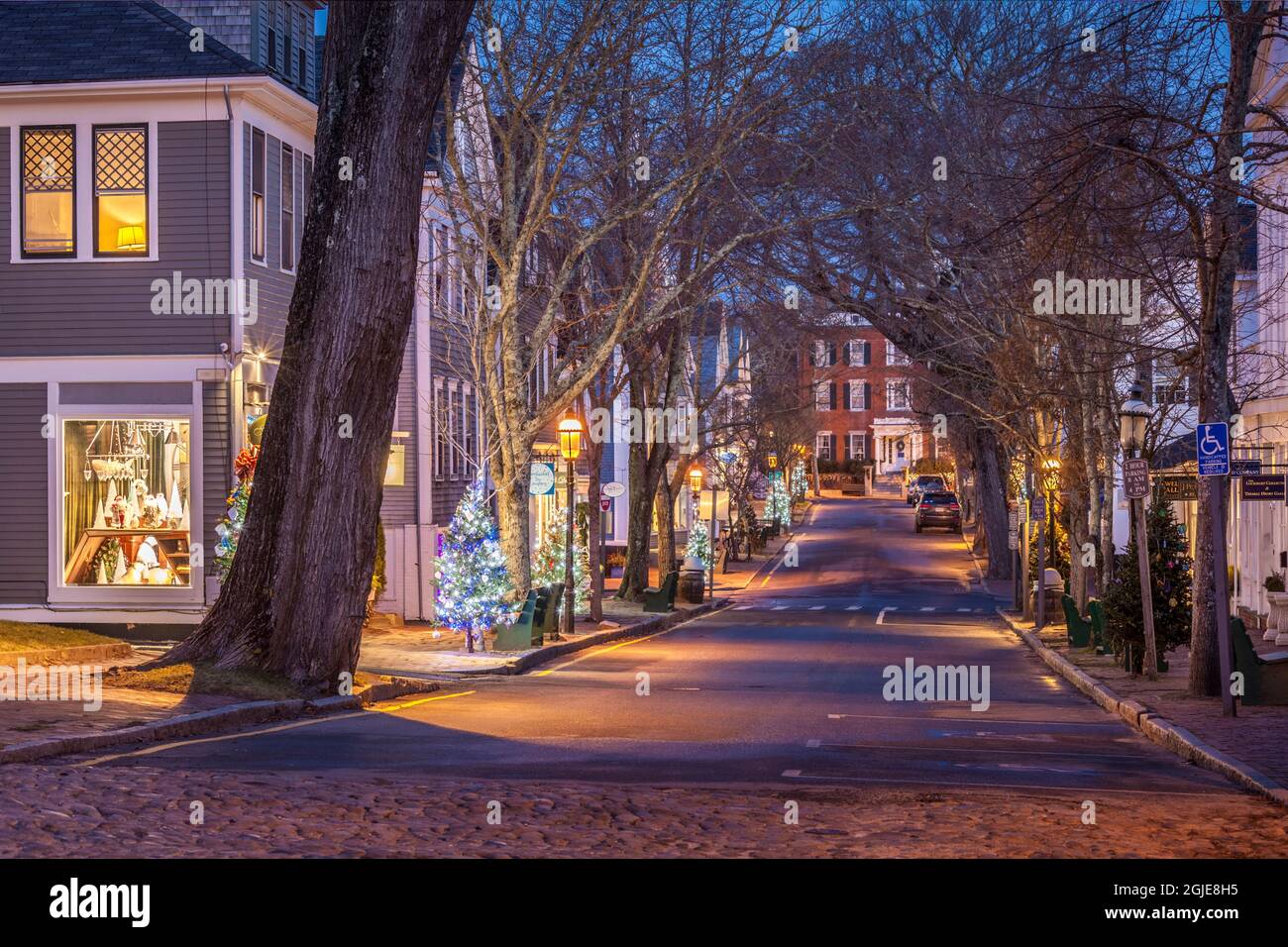Nantucket centre street hi-res stock photography and images - Alamy