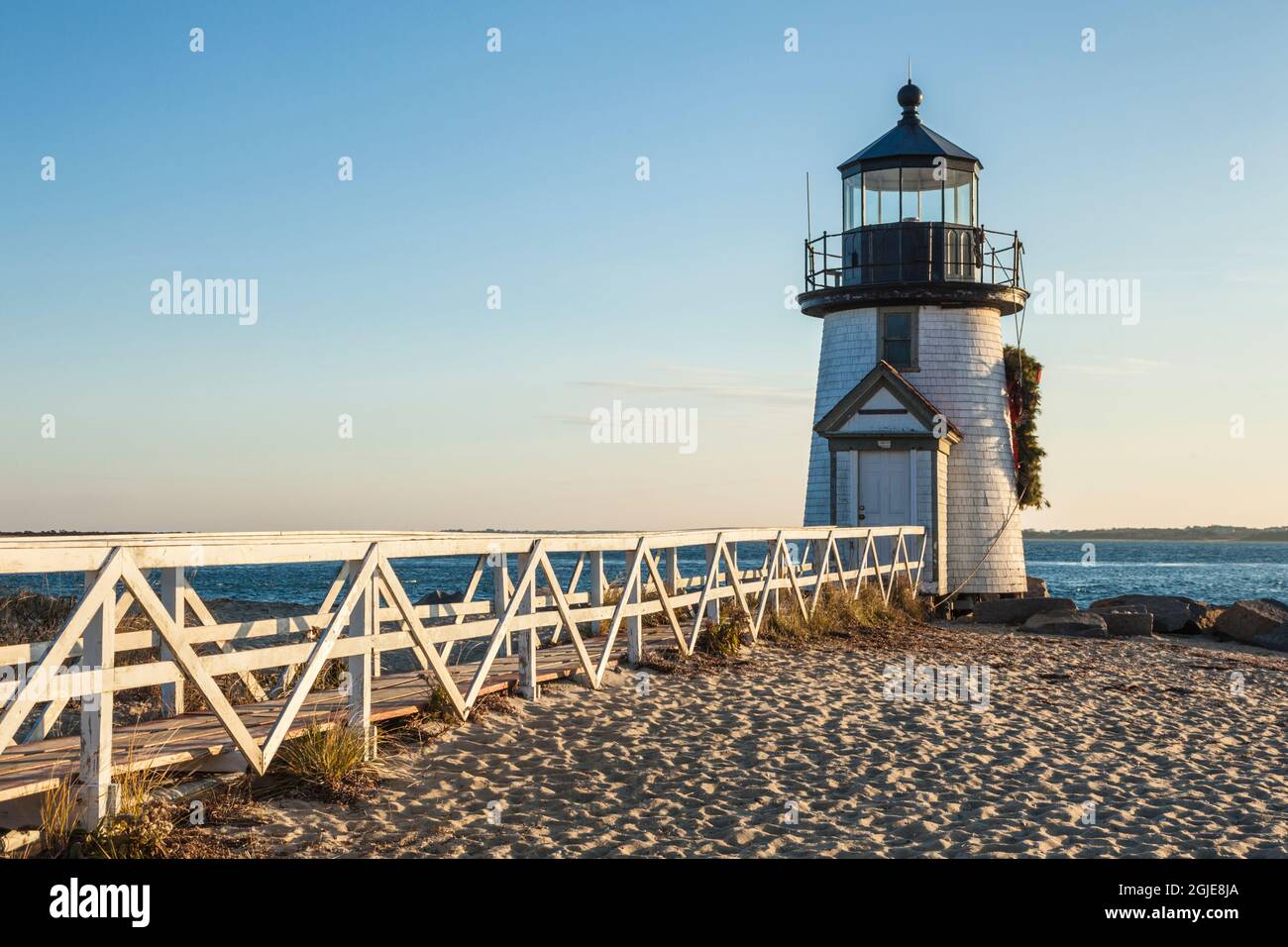 USA, Massachusetts, Nantucket Island. Nantucket Town, Brant Point ...