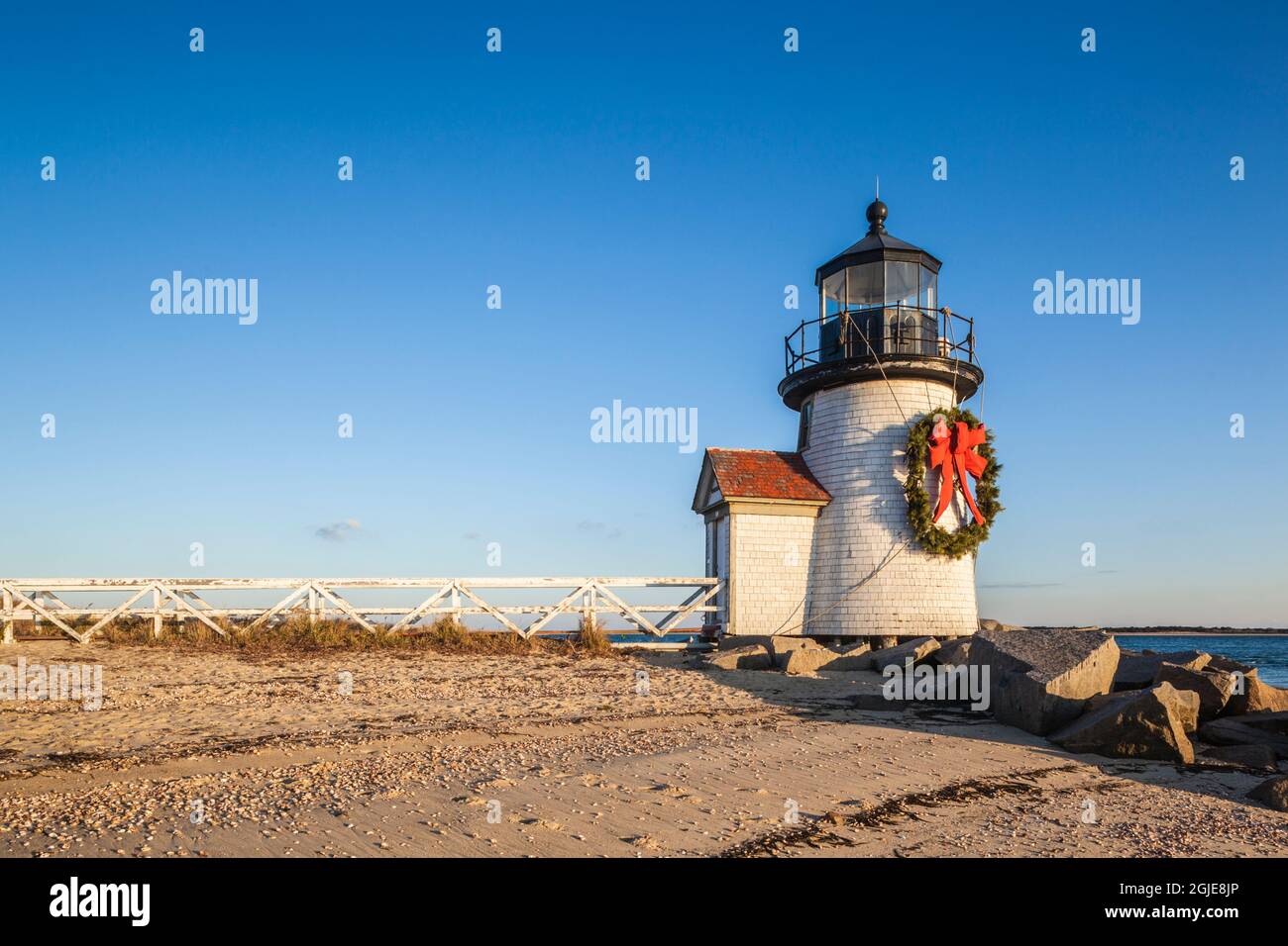 USA, Massachusetts, Nantucket Island. Nantucket Town, Brant Point ...