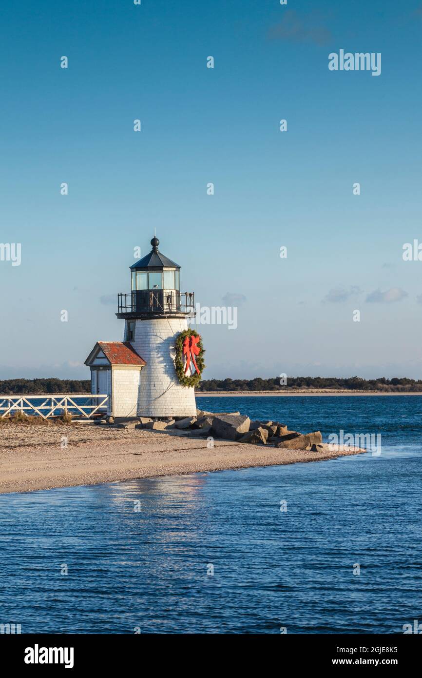 USA, Massachusetts, Nantucket Island. Nantucket Town, Brant Point ...
