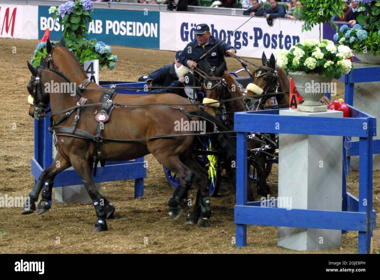 Germany's Michael Freund on his way to winning the World Cup Four-in ...