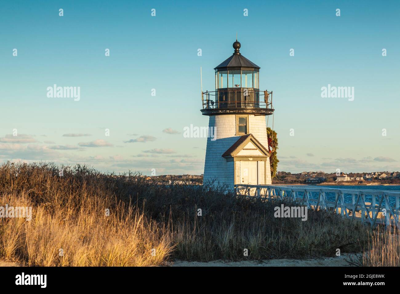 USA, Massachusetts, Nantucket Island. Nantucket Town, Brant Point ...