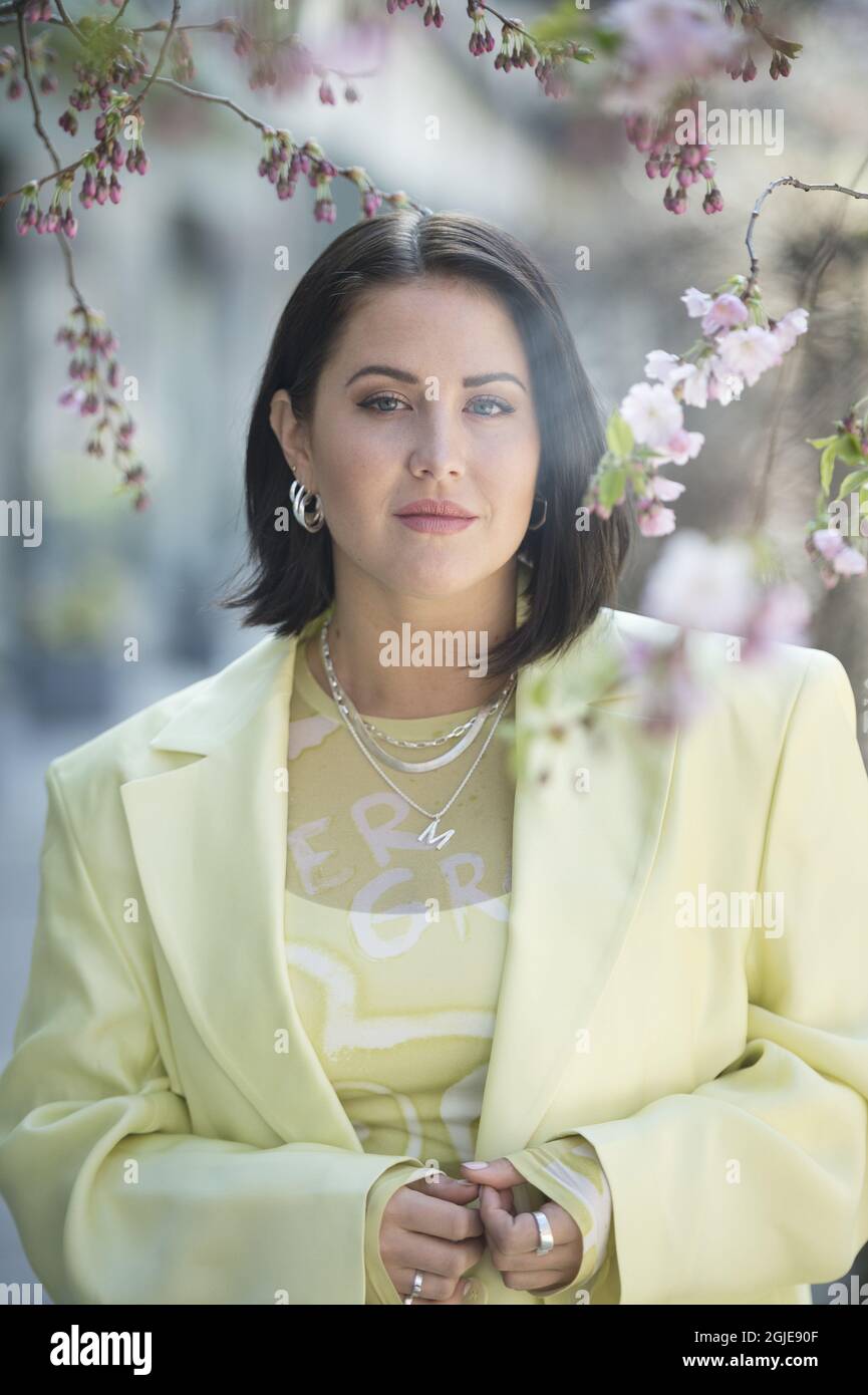 Swedish singer Molly Sandén who voiced all songs performed by Rachel ...