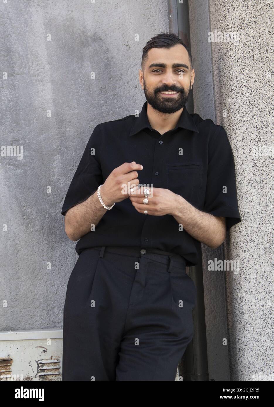 Actor and director Alexander Abdallah, who plays Salim in the Netflix ...