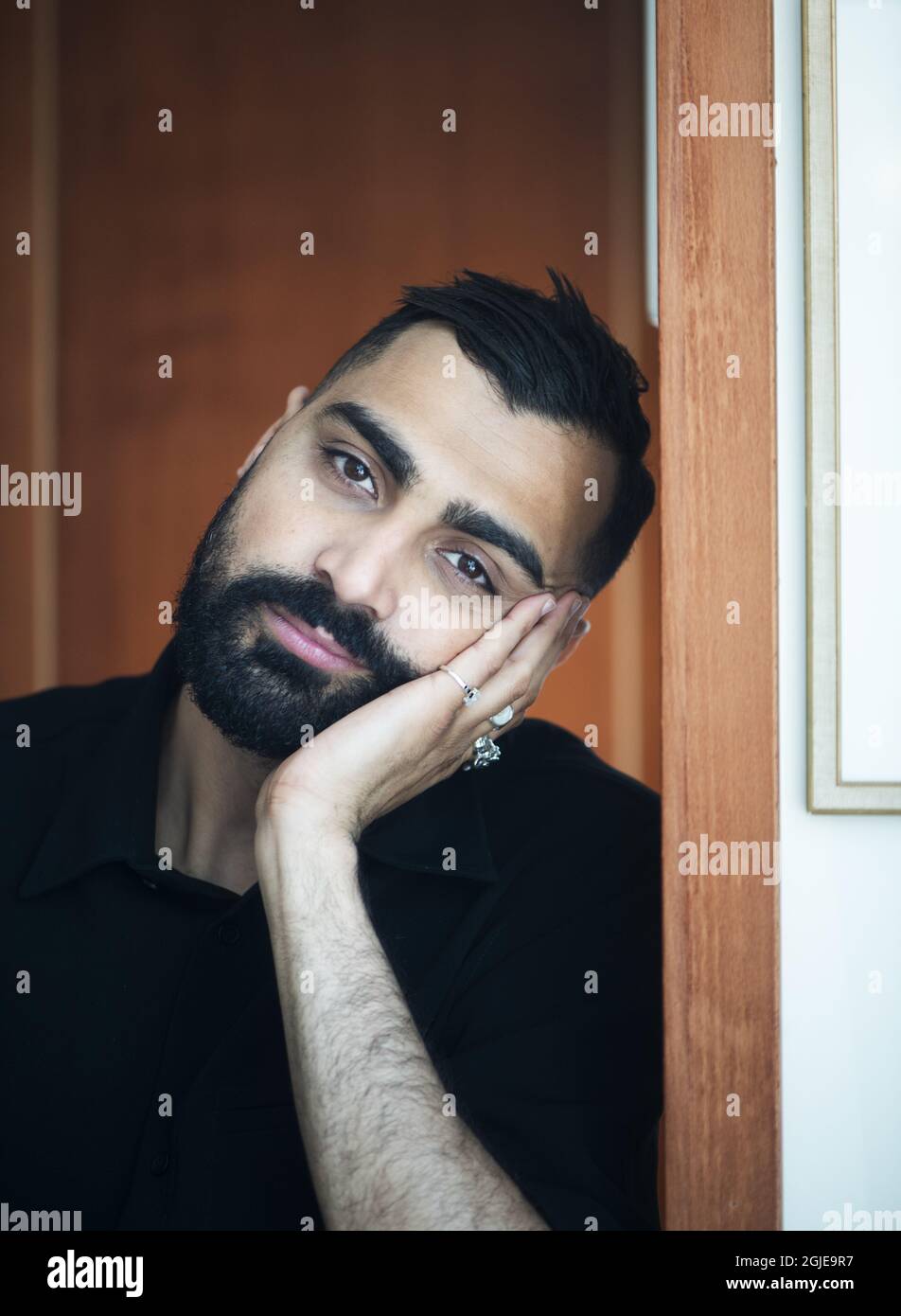 Actor and director Alexander Abdallah, who plays Salim in the Netflix ...