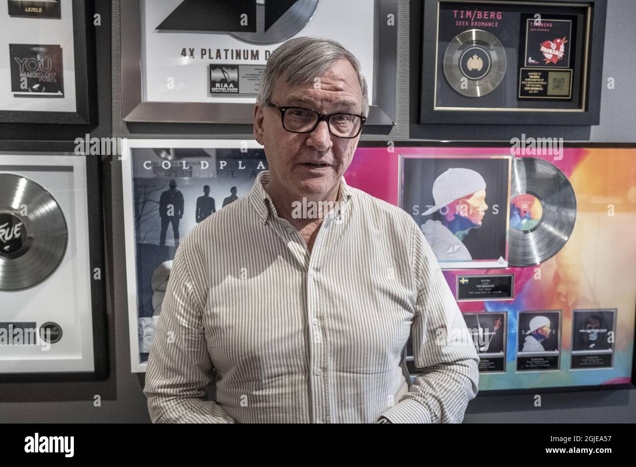 Klas Bergling, father of Avicii (Tim Bergling), photographed in ...