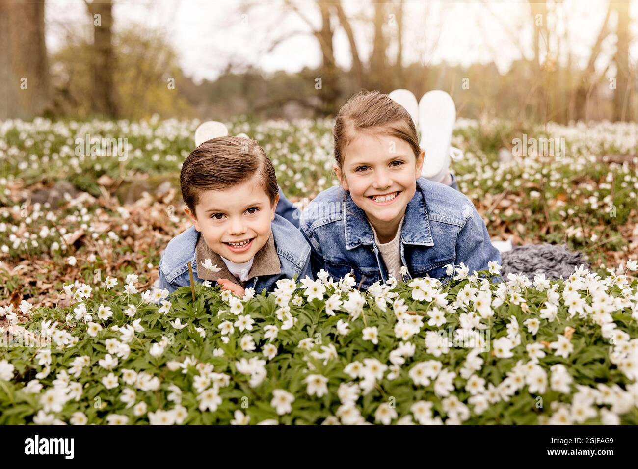 The Crown Princess family photographed at Haga Palace May 2021 ...