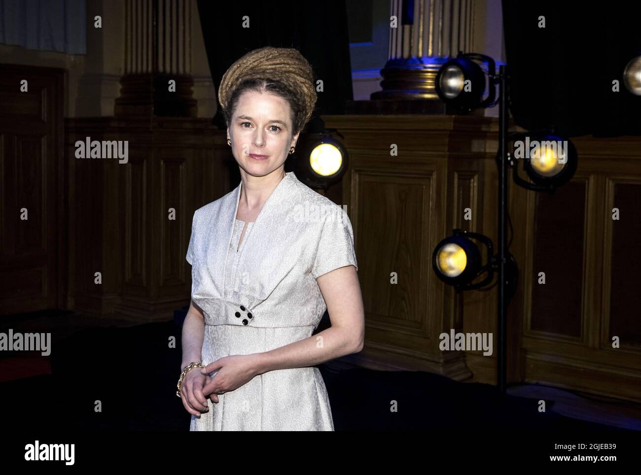 Swedish Minister of Culture and Democracy Amanda Lind attends the Alma ...
