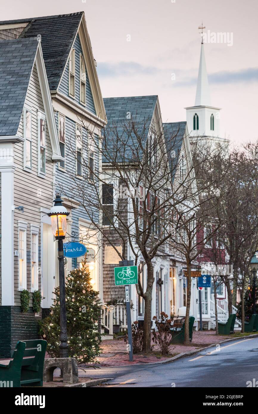 Nantucket centre street hi-res stock photography and images - Alamy