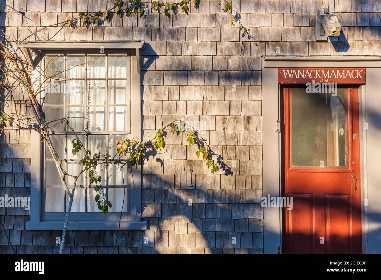USA, New England, Massachusetts, Nantucket Island, Siasconset, village ...