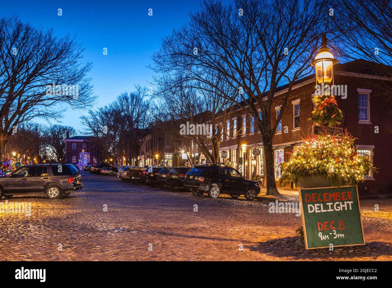USA, New England, Massachusetts, Nantucket Island, Nantucket Town, Main ...