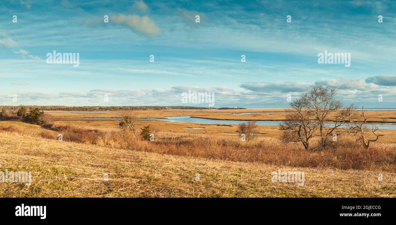 USA, New England, Massachusetts, Cape Cod, Eastham, Fort Hill, Nauset ...