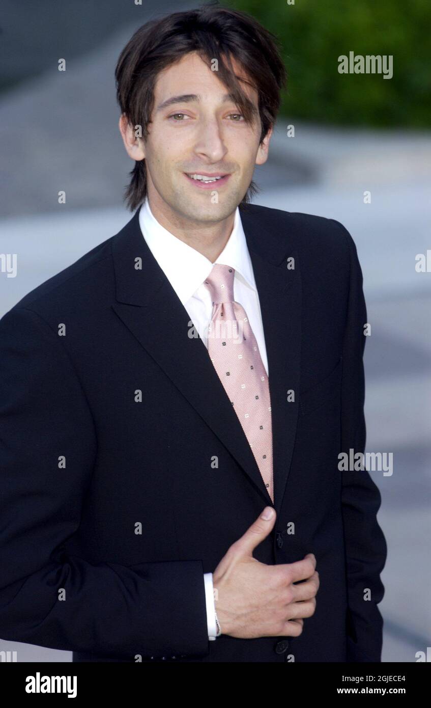 Actor Adrian Brody arrives at the ceremony Stock Photo - Alamy