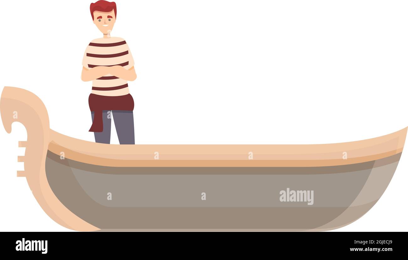 Venice gondola gondolier rialto Stock Vector Images - Alamy