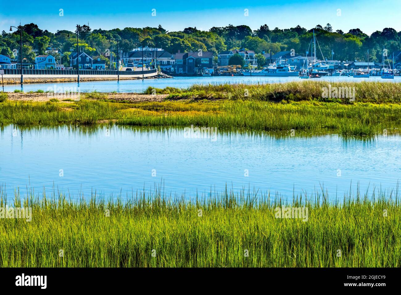 Padanaram Village Bridge Harbor, Buzzards Bay, Dartmouth, Massachusetts ...