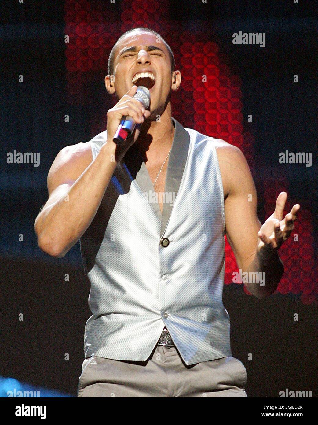 Boaz of Israel during the first qualification to in the European Song ...