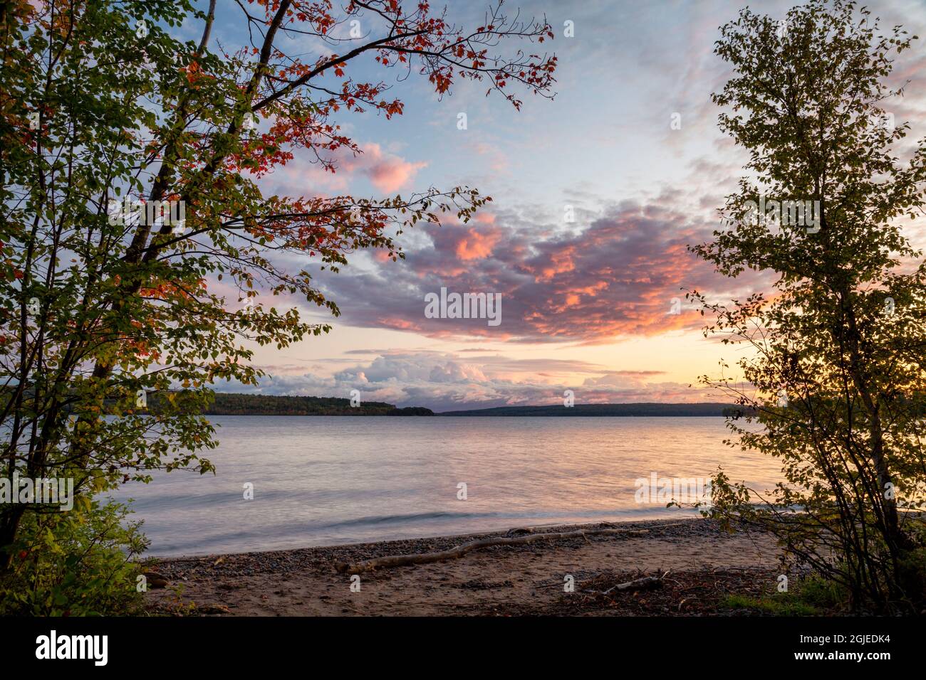 Sunrise over upper peninsula hi-res stock photography and images - Alamy
